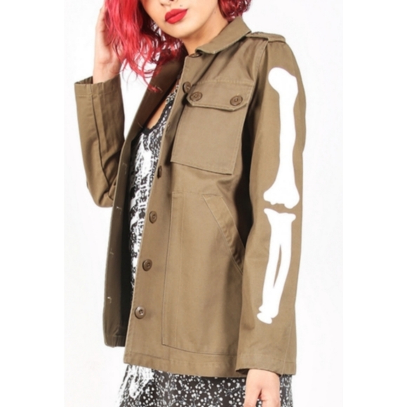 Iron Fist | Jackets & Coats | Iron Fist Bone In Military Jacket | Poshmark
